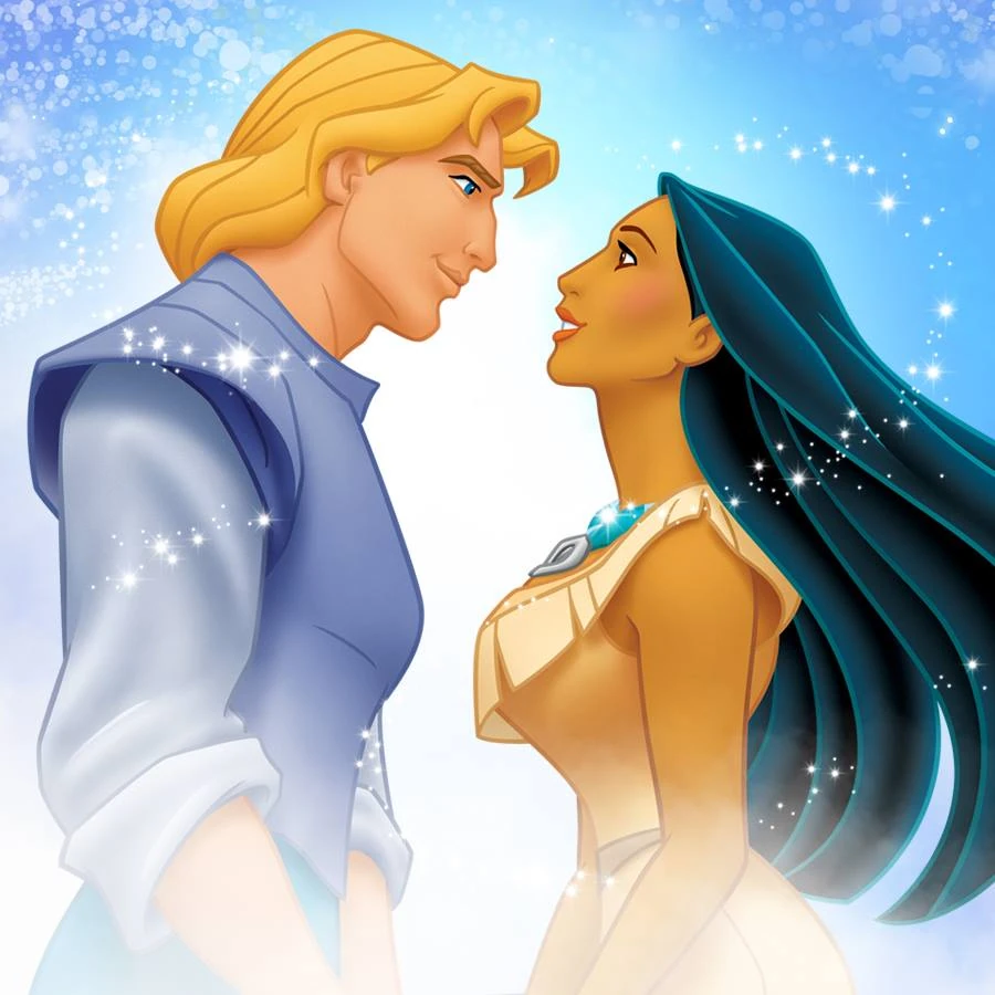 Image - Pocahontas and John Smith Promational Art 2.jpg - DisneyWiki
