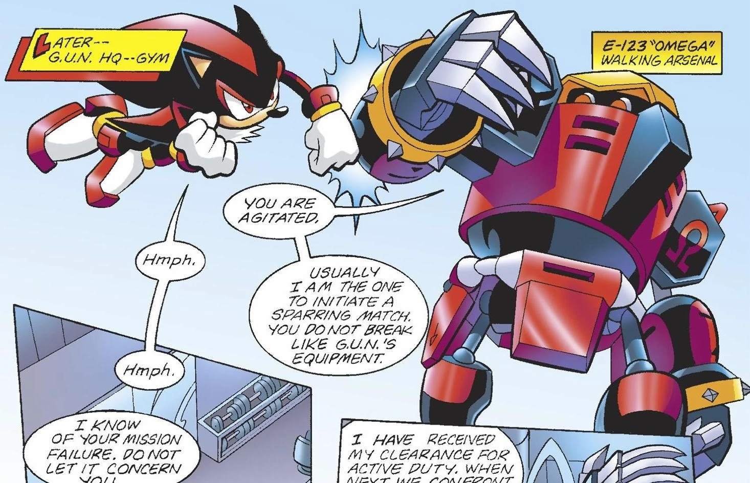 E-123 Omega - Mobius Encyclopaedia - Sonic the Hedgehog Comics