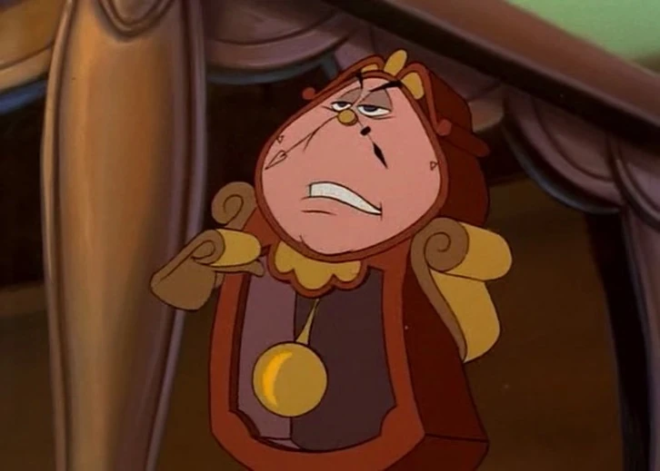 Disney Beauty And The Beast Cogsworth