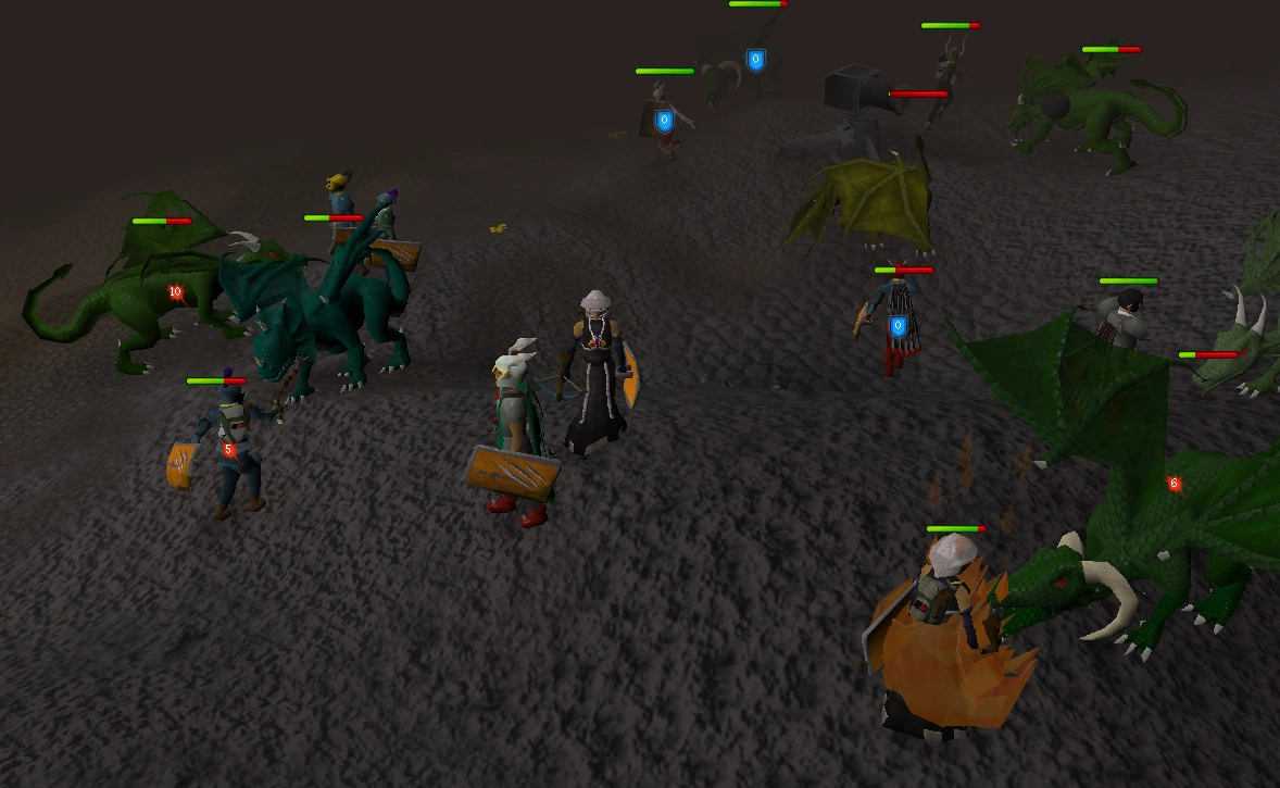 Green Dragon Location Runescape