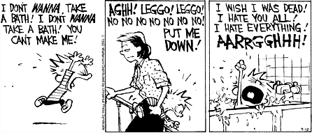 Bathing - The Calvin and Hobbes Wiki