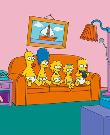 O Sofa Da Familia Simpsons