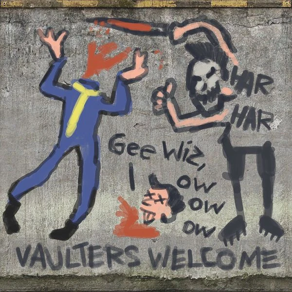 Fallout 3 graffiti - The Fallout wiki - Fallout: New Vegas and more