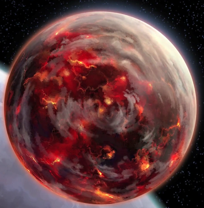 Star Wars Planet Mustafar
